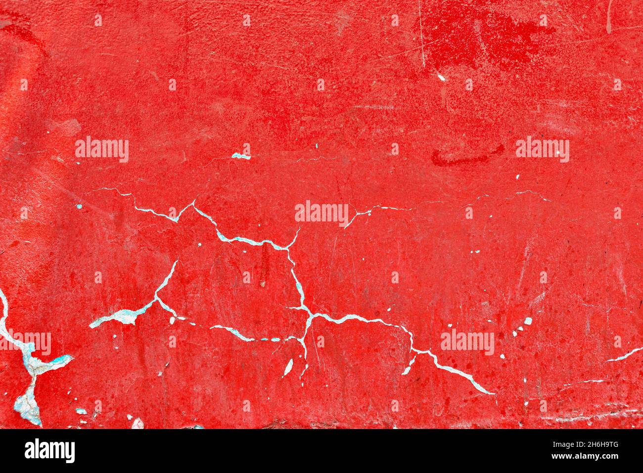 real detailed red color painted wall background Stock Photo - Alamy