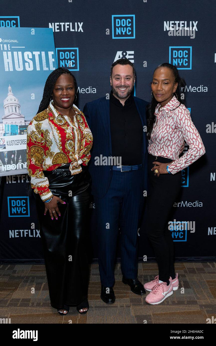 Subject Nicole Suiter, subject Jeremy Eldridge and director Sonja Sohn ...