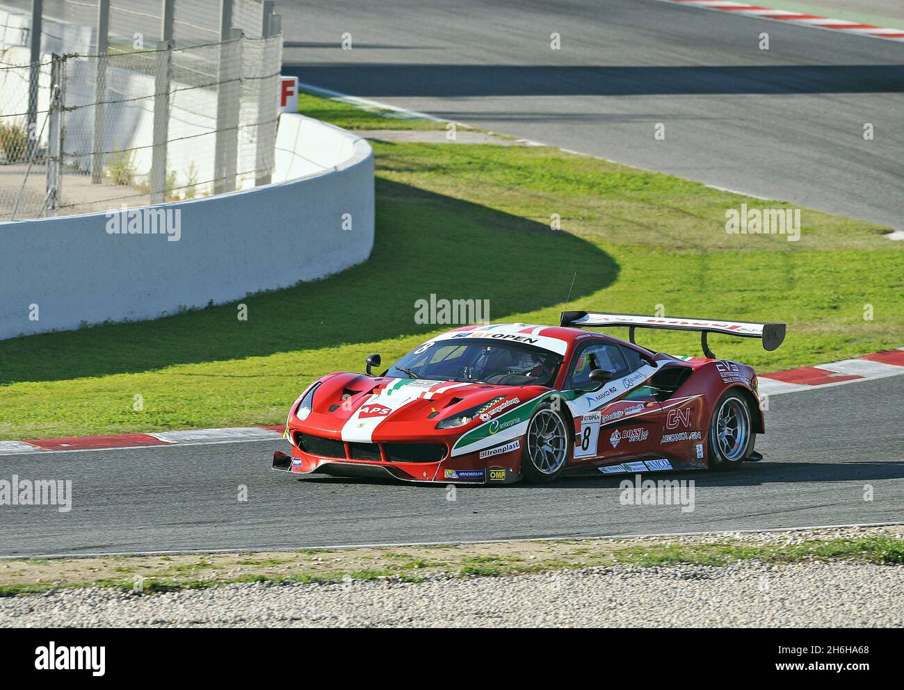 Ferrari 488 GT3-Team AF Corse in the international motorsport GT3 ...
