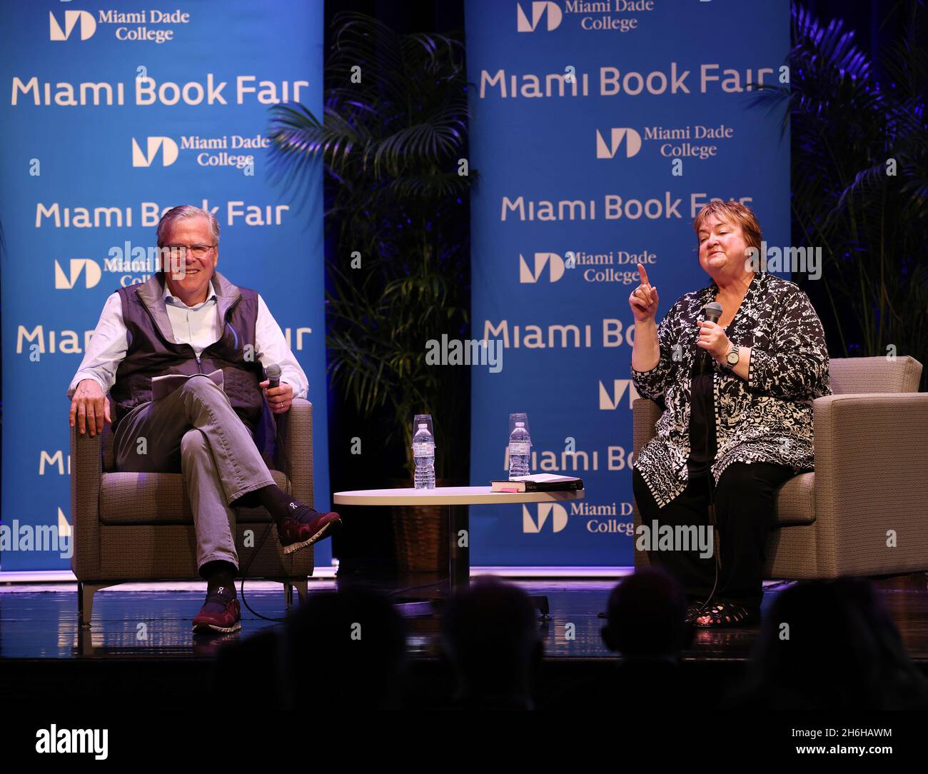 MIAMI, FL - NOV 15: Former Florida Governor Jeb Bush and Jean Becker ...