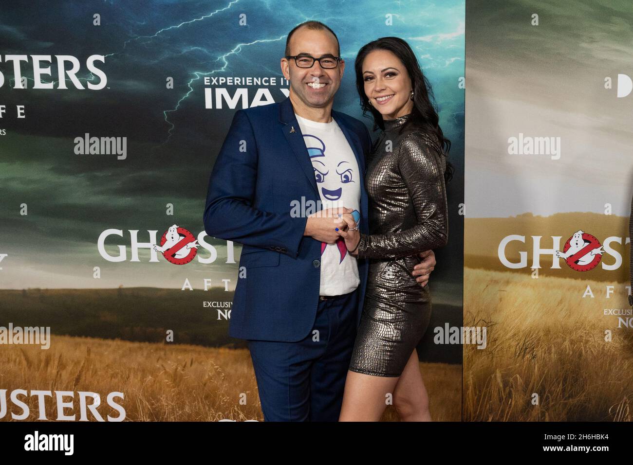 New York, USA. 15th Nov, 2021. James and Melyssa Murray attend the ...