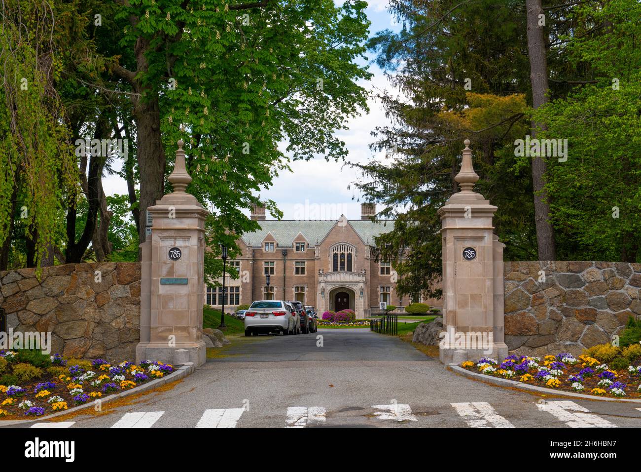 Newton Country Day School of the Sacred Heart at 785 Centre Street in ...