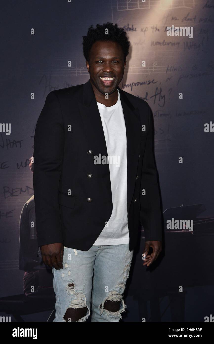 New York, NY, USA. 15th Nov, 2021. Joshua Henry at arrivals for TICK ...