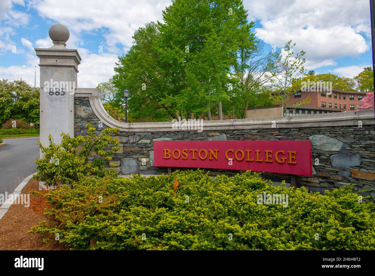 Boston university campus entrance hi-res stock photography and images - Alamy