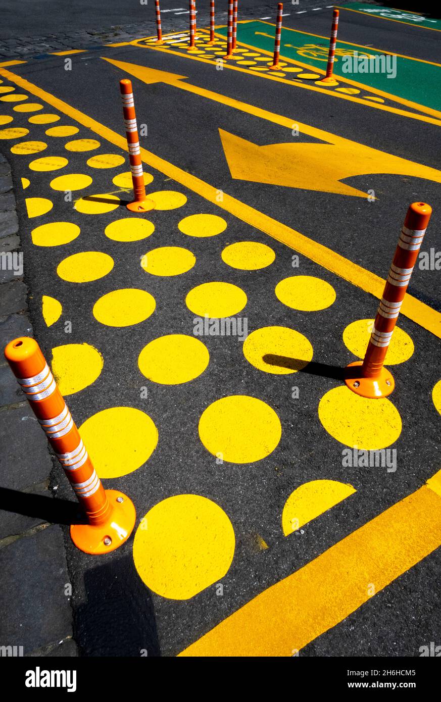 Freshly painted road signs in North Fitzroy, Melbourne, Victoria ...