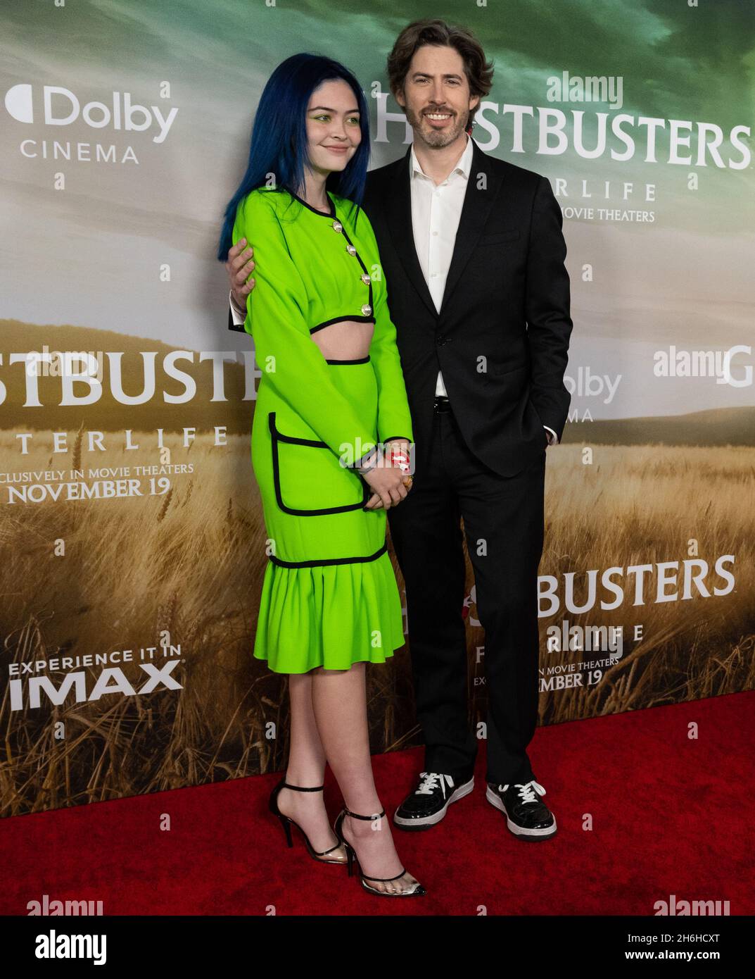 Director Jason Reitman (R) and daughter Josephine Reitman (L) attend ...