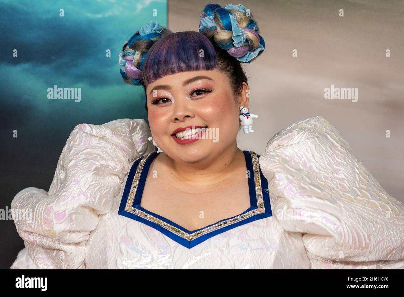 Japanese comedian Naomi Watanabe attends the premiere of "Ghostbusters ...