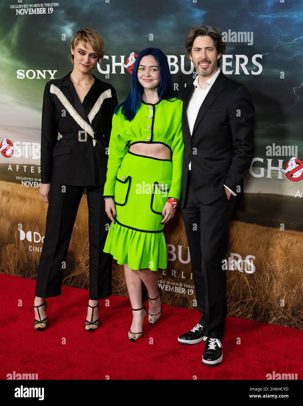 Director Jason Reitman (r) and daughter Josephine Reitman (C) attend ...