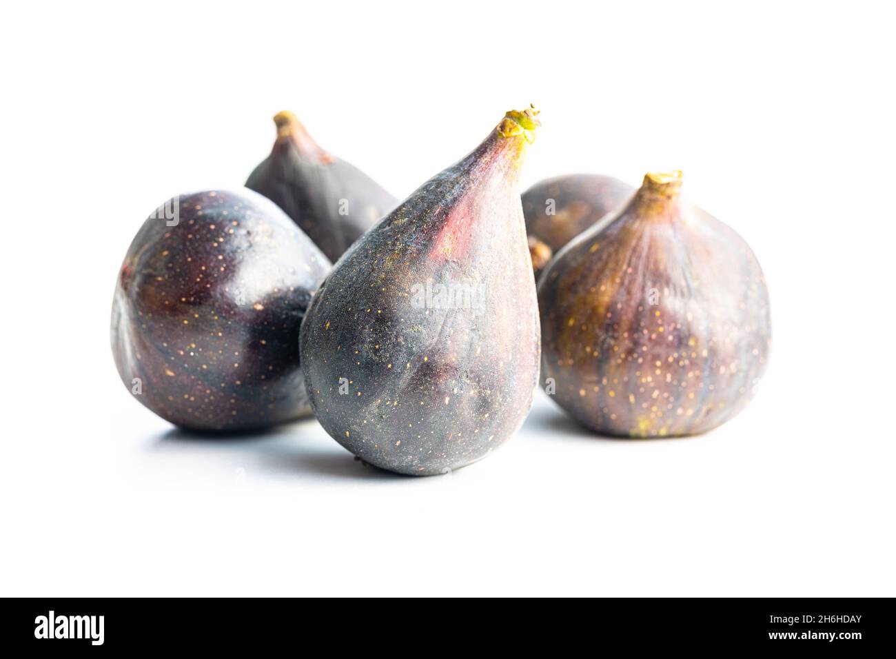 Fresh ripe figs isolated on white background Stock Photo - Alamy