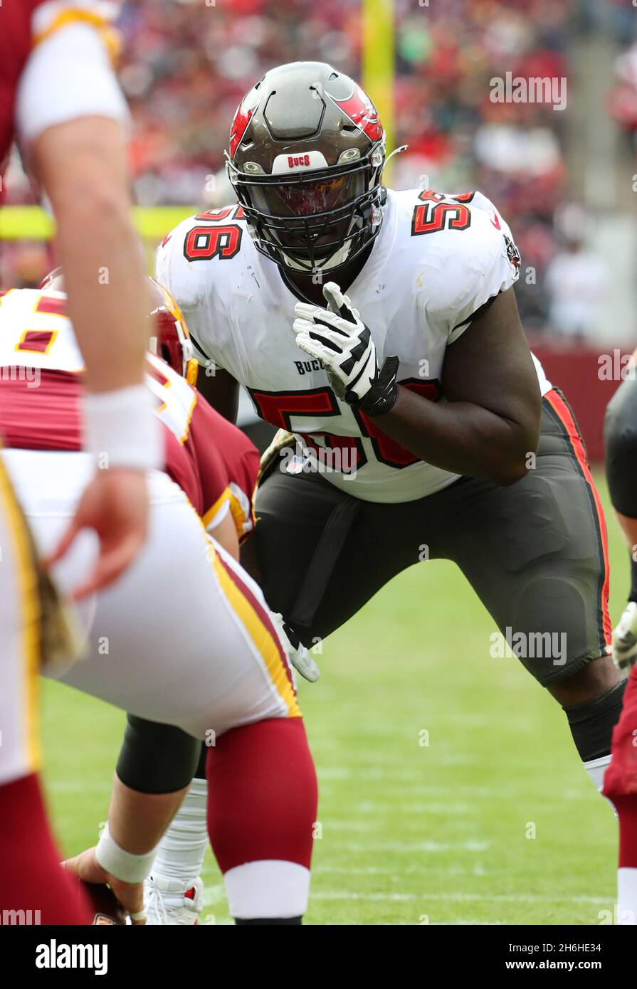 Tampa bay buccaneers defensive tackle rakeem nunez roches hi-res stock ...