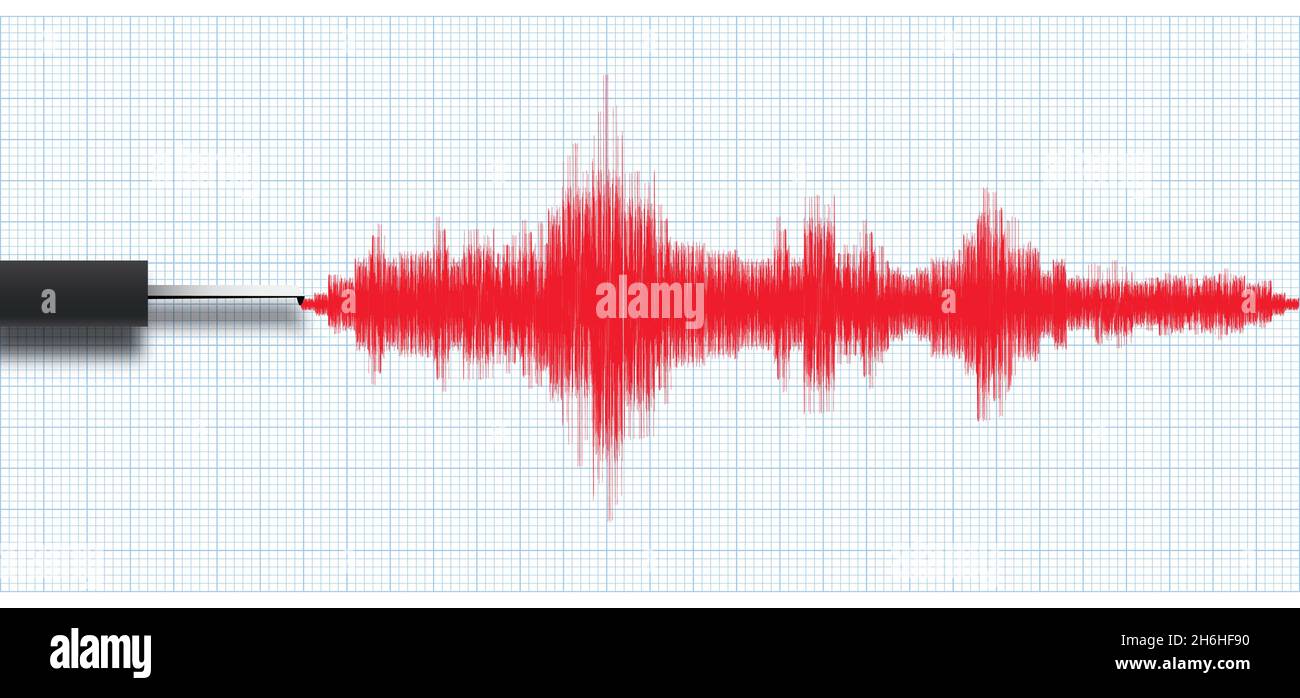 Seismic wave diagram hi-res stock photography and images - Alamy
