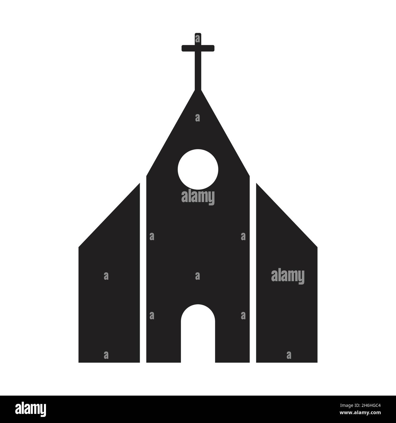 Church building icon vector for graphic design, logo, website, social ...