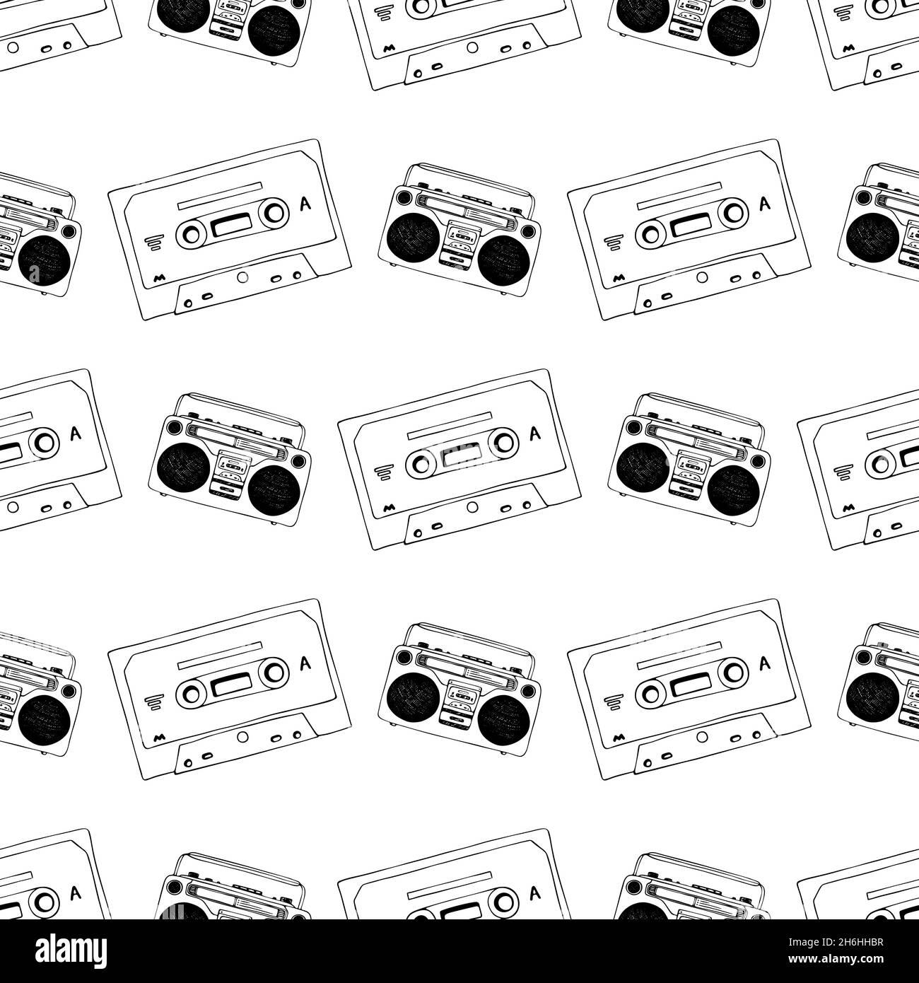 90s music player Black and White Stock Photos & Images - Alamy