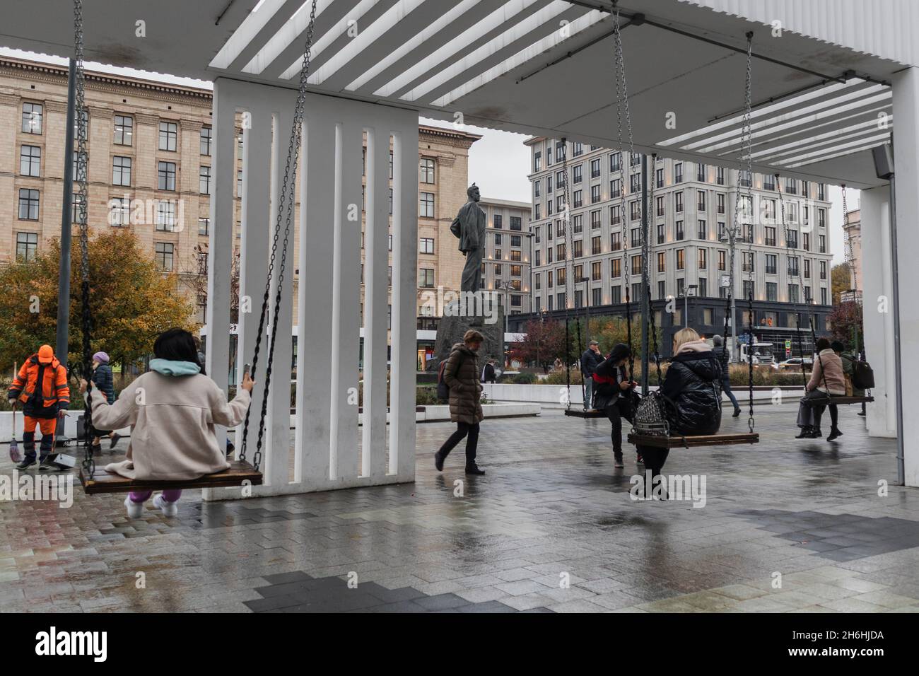 Mayakovsky square hi-res stock photography and images - Alamy