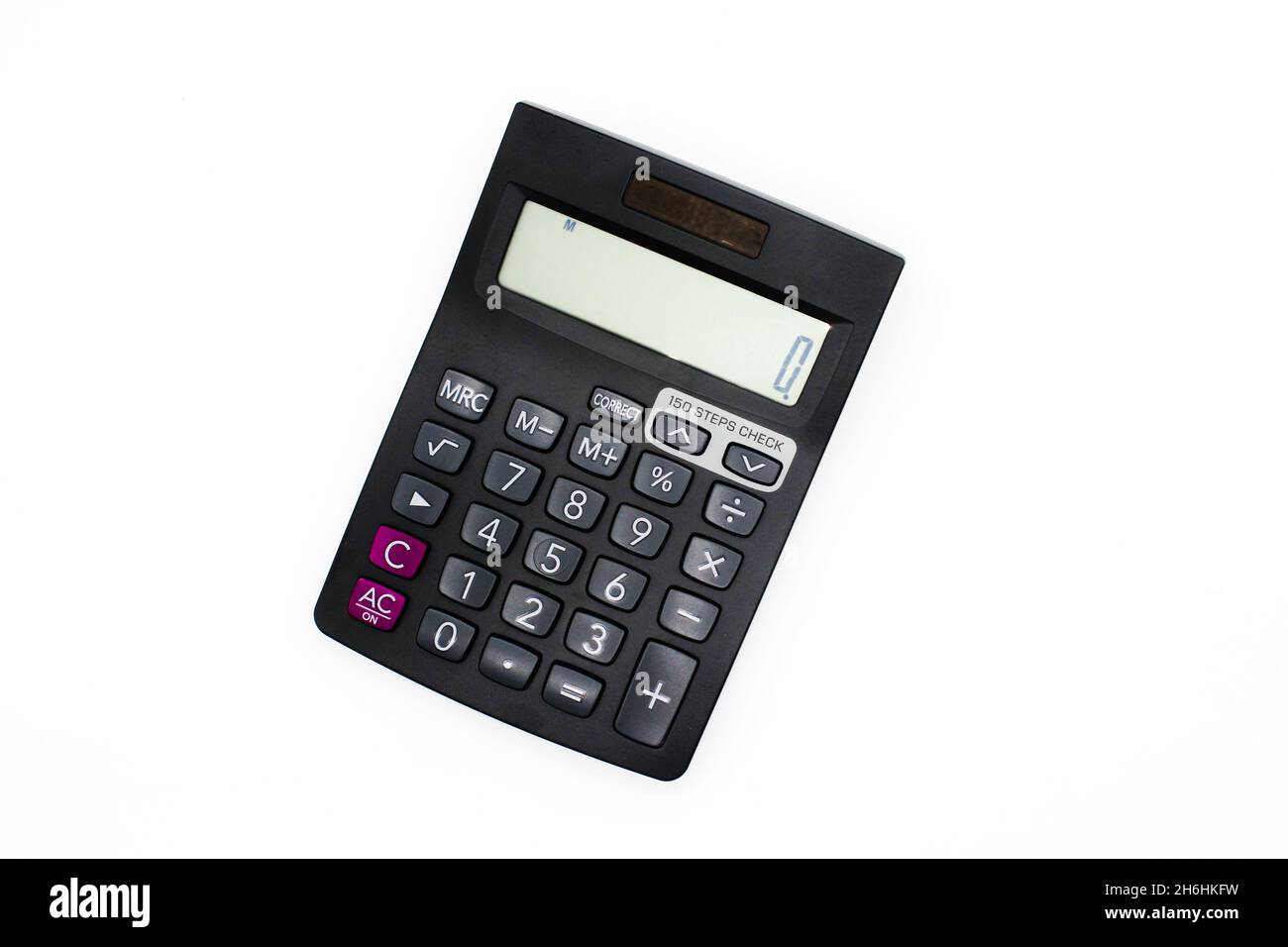 Black calculator calculation background Cut Out Stock Images & Pictures ...