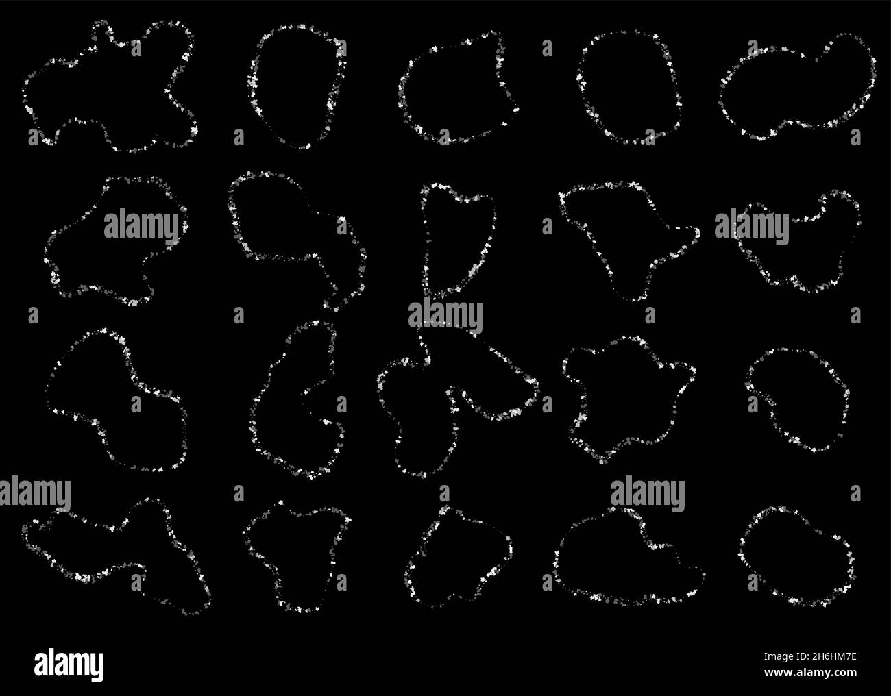 Handwritten lines and shapes. Handwritten marker design elements Stock ...