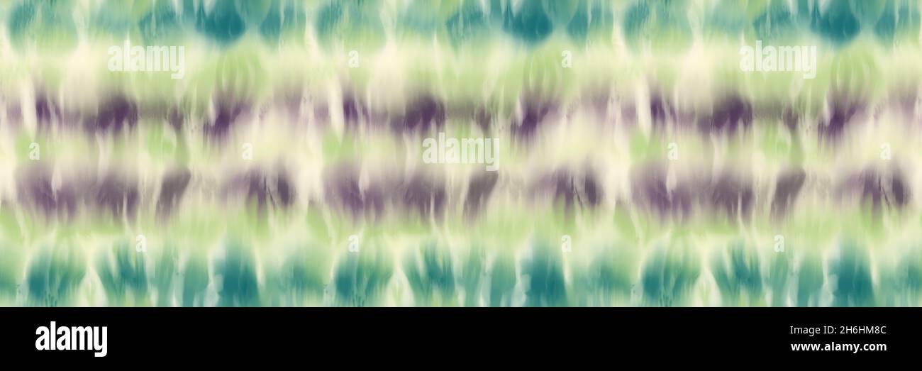 Seamless funky striped tie dye motif print border for surface design ...