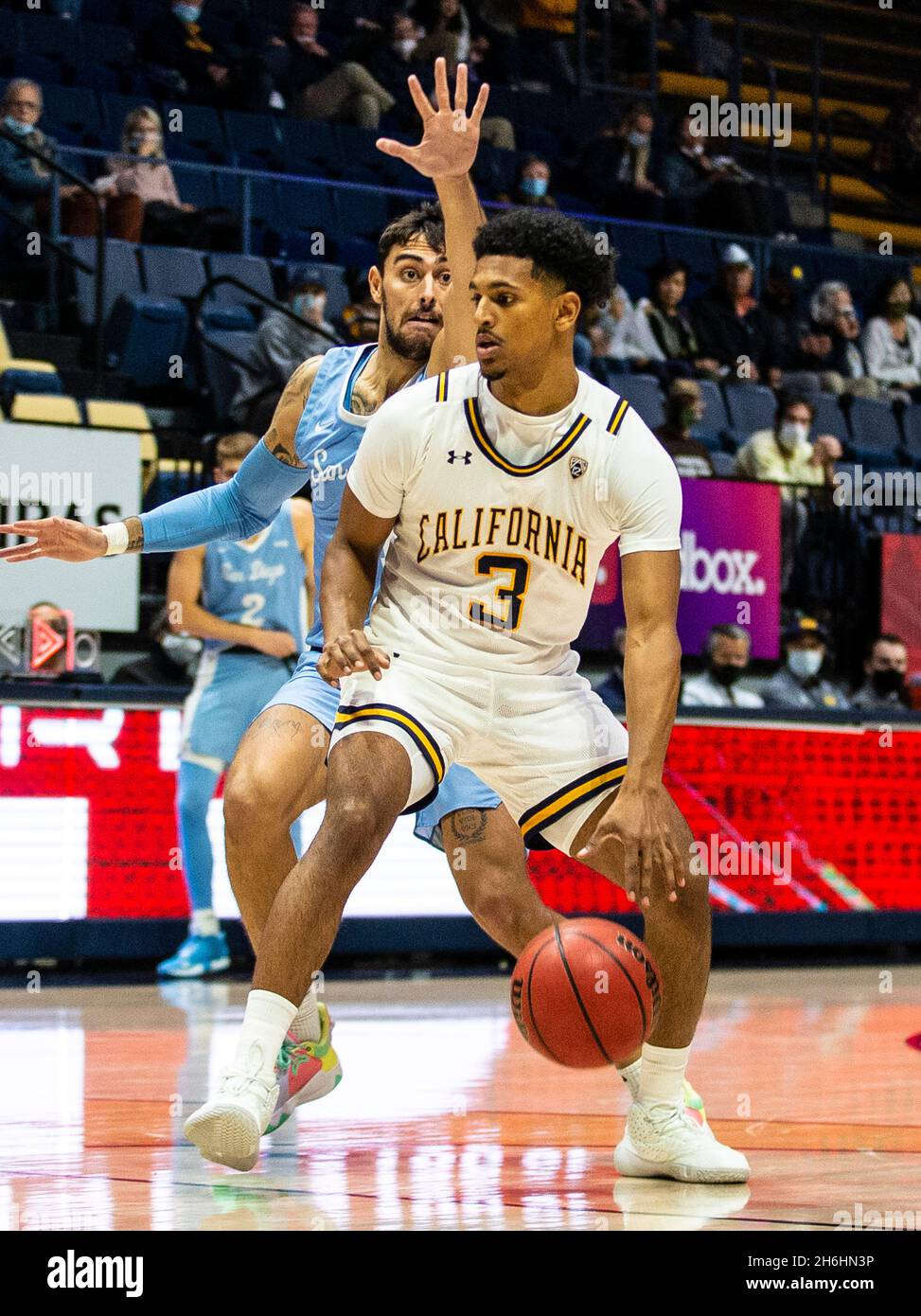 November 15 2021 Berkeley, CA U.S.A. California guard Jarred Hyder (3 ...