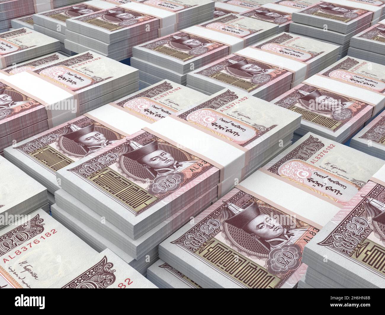 Money of Mongolia. Mongolian tugrik bills. MNT banknotes. 20 togrog ...