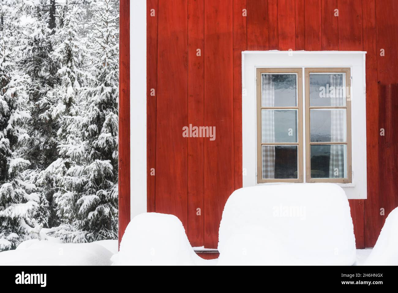 Wooden pile in front of window hi-res stock photography and images - Alamy