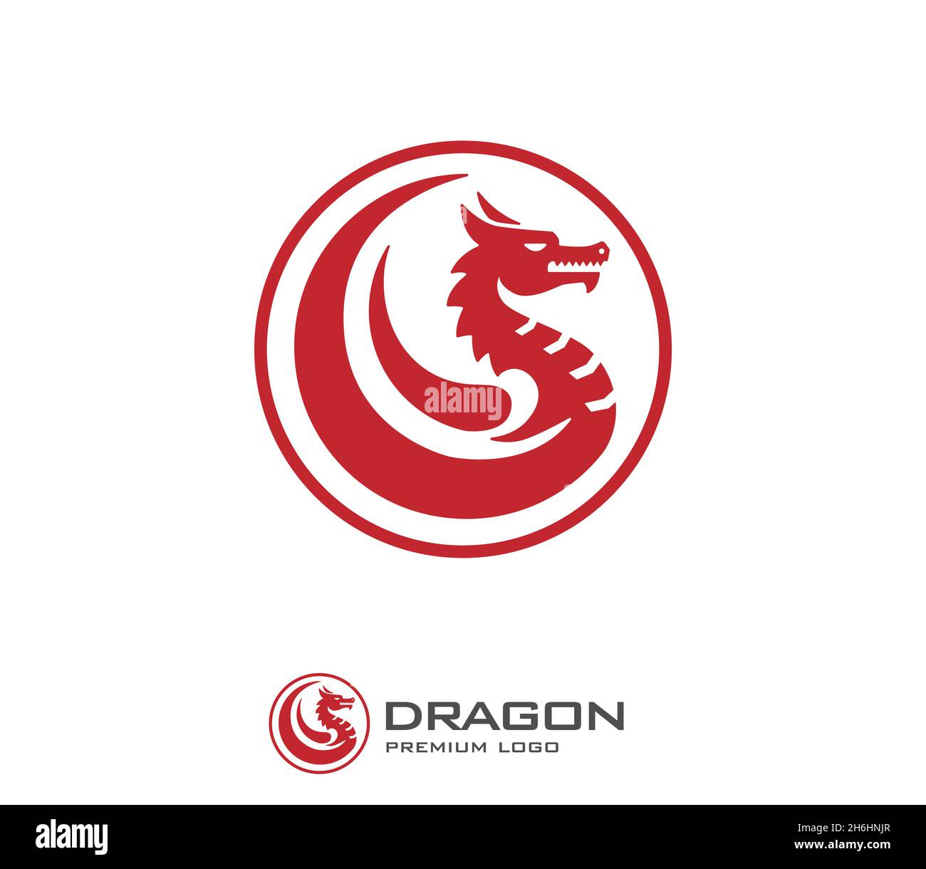 Abstract illustration lion circle Cut Out Stock Images & Pictures - Alamy