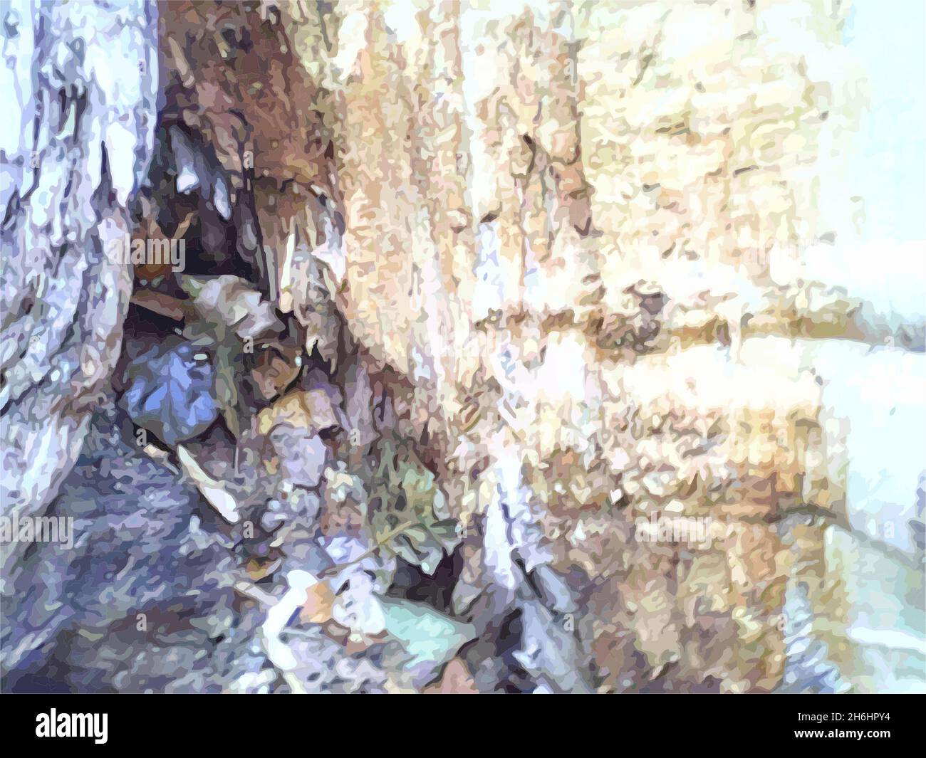 Rotten tree texture for textiles or prints. Grunge daylight wood ...