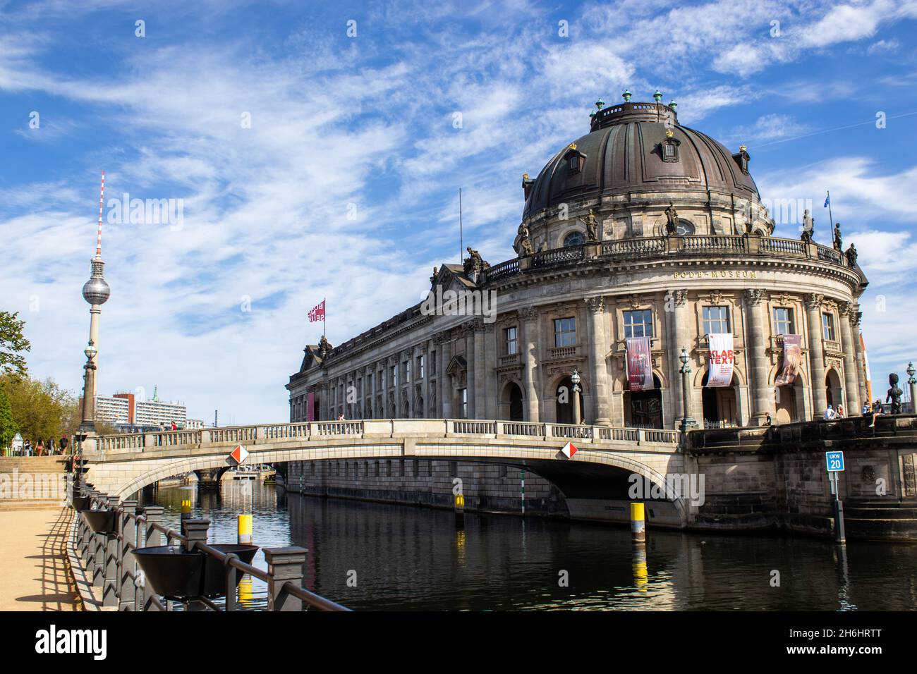 Beautiful view of the historic Bode Museum in Berlin, Germany Stock ...