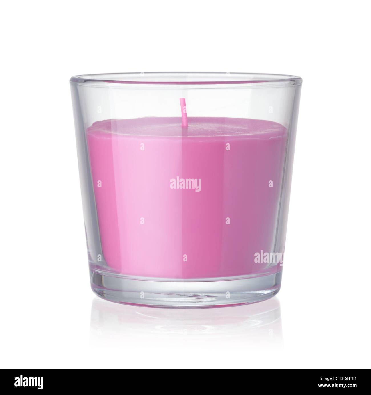 Glass jar wax wick Cut Out Stock Images & Pictures - Alamy