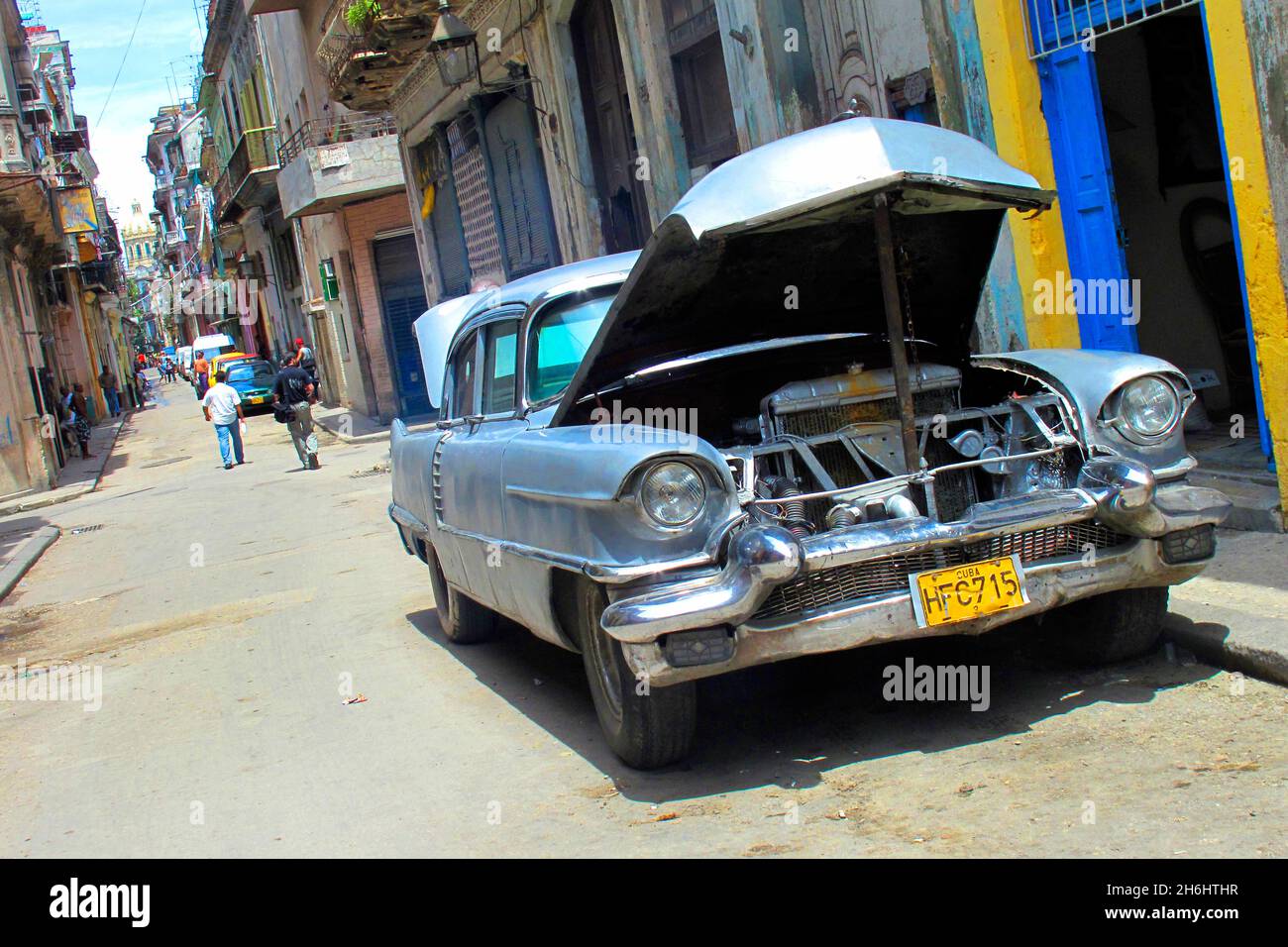 Famous Old Car, Habana Vieja, Havana, Cuba, América Stock Photo - Alamy