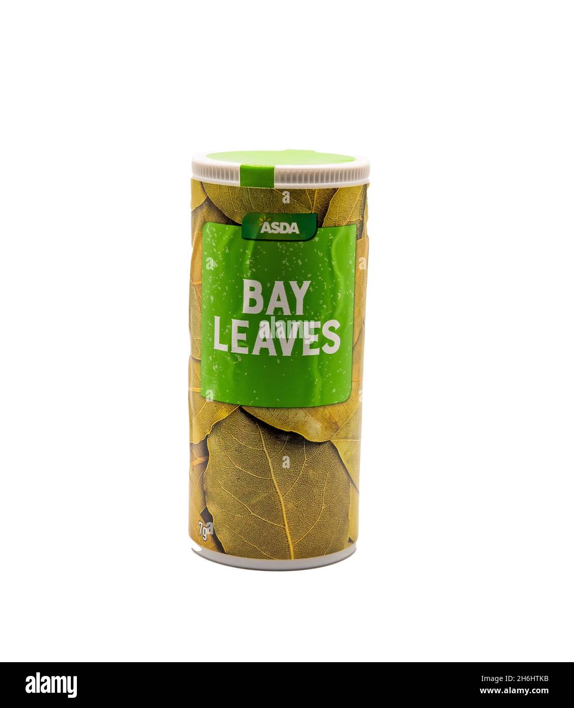 Norwich, Norfolk, UK – November 2014. A plastic tub of Asda branded bay ...