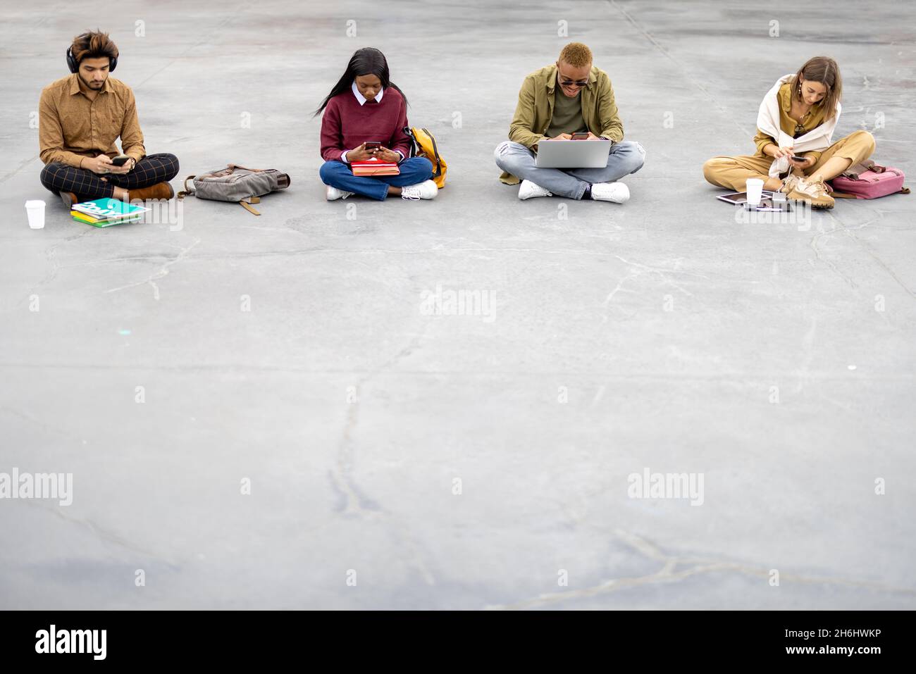 African teenagers students using laptop hi-res stock photography and ...