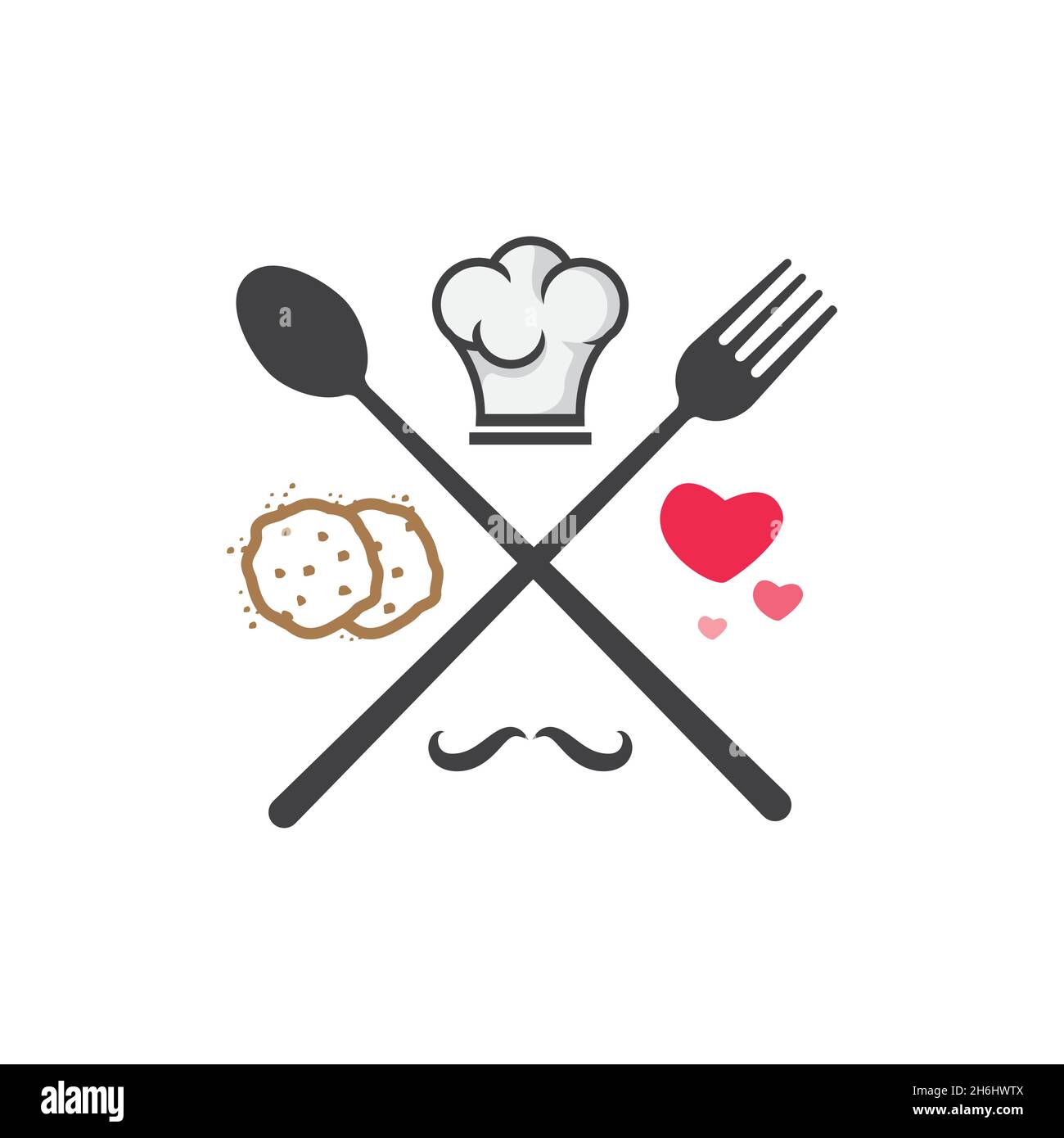 Chef created Stock Vector Images - Alamy