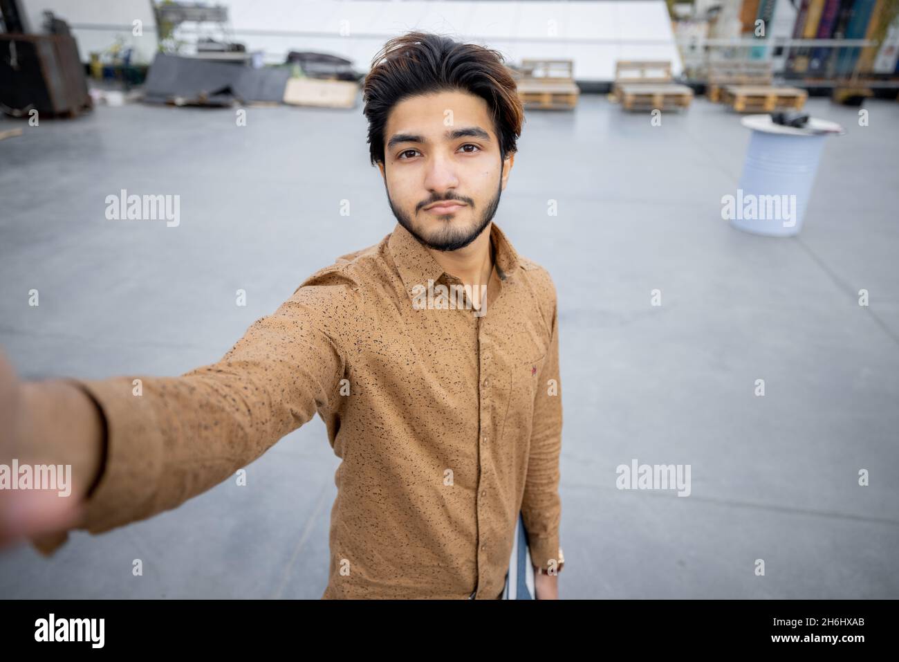 Student black girl with books looking at camera Stock Photo - Alamy