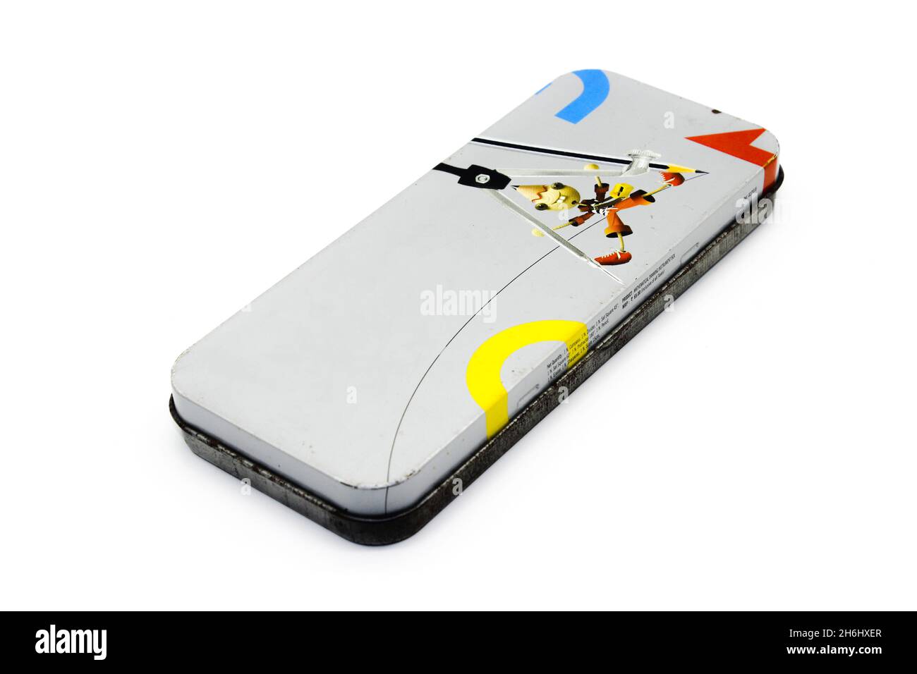 Geometry box isolated on white background with selective focus Stock ...