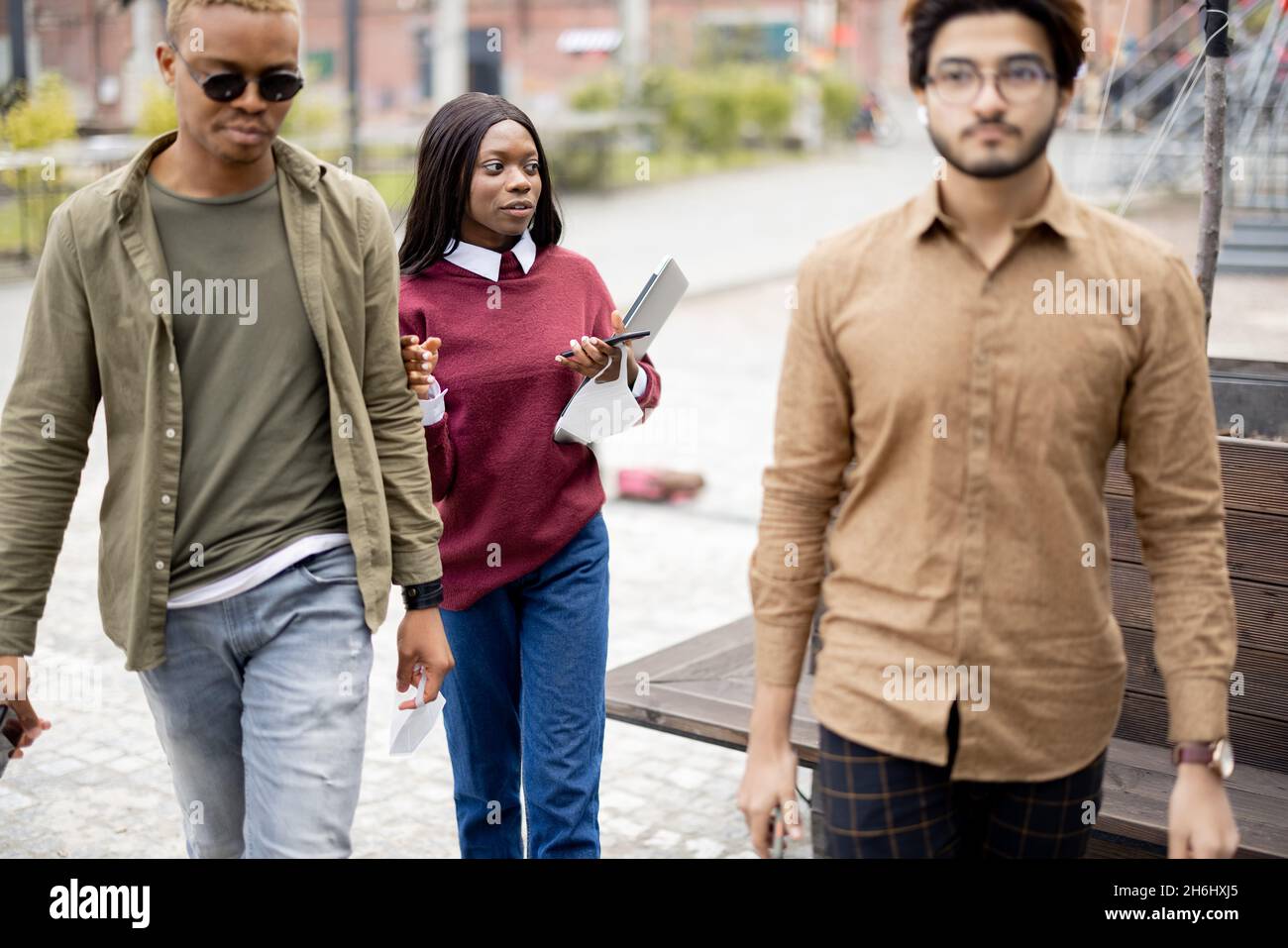 Indian college students walking campus hi-res stock photography and ...