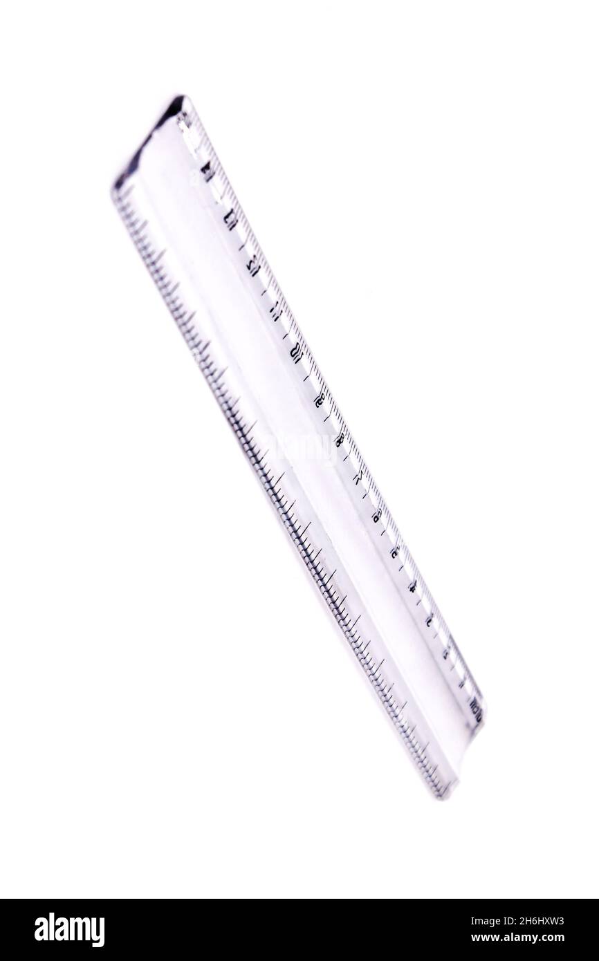 Protecter maths isolated on white background with selective focus Stock ...