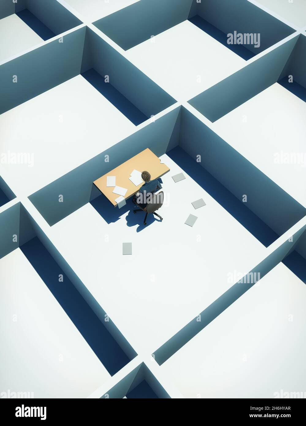 A labyrinth of rooms hi-res stock photography and images - Alamy