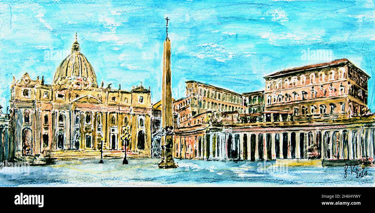Dom St. Peter mit Petersplatz Stock Photo - Alamy