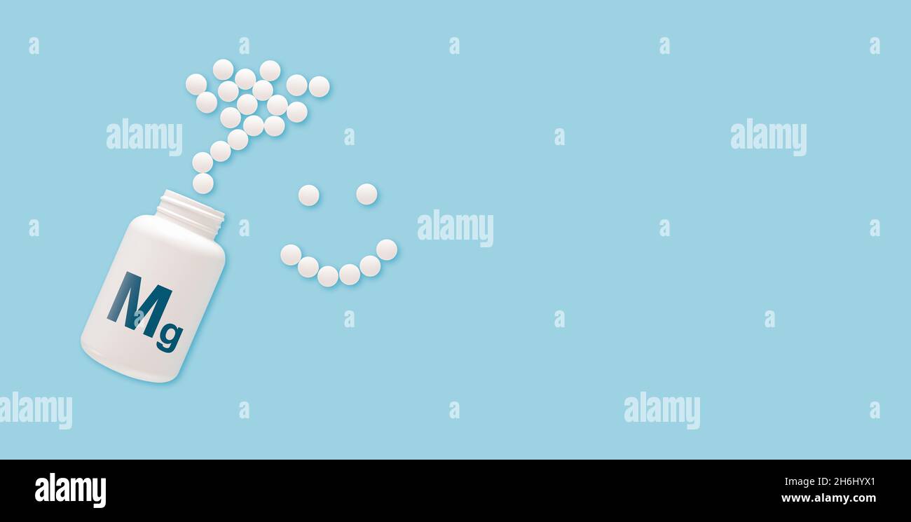 Magnesium mg supplements bone hi-res stock photography and images - Alamy