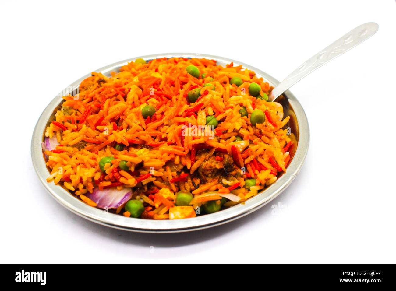 Indian vegetable biryani hi-res stock photography and images - Alamy