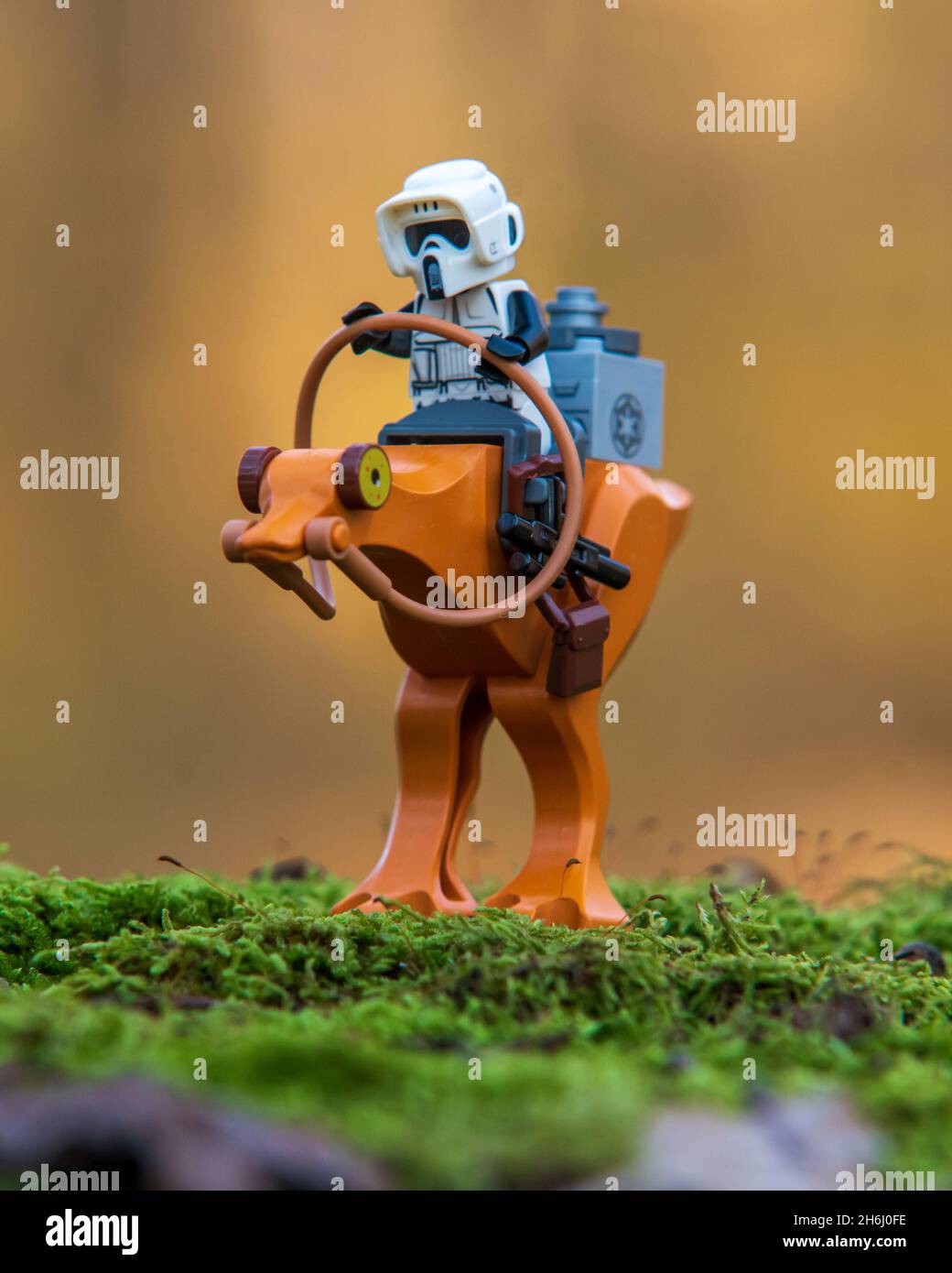 Lego star wars minifigure imperial scout Stock Photo - Alamy