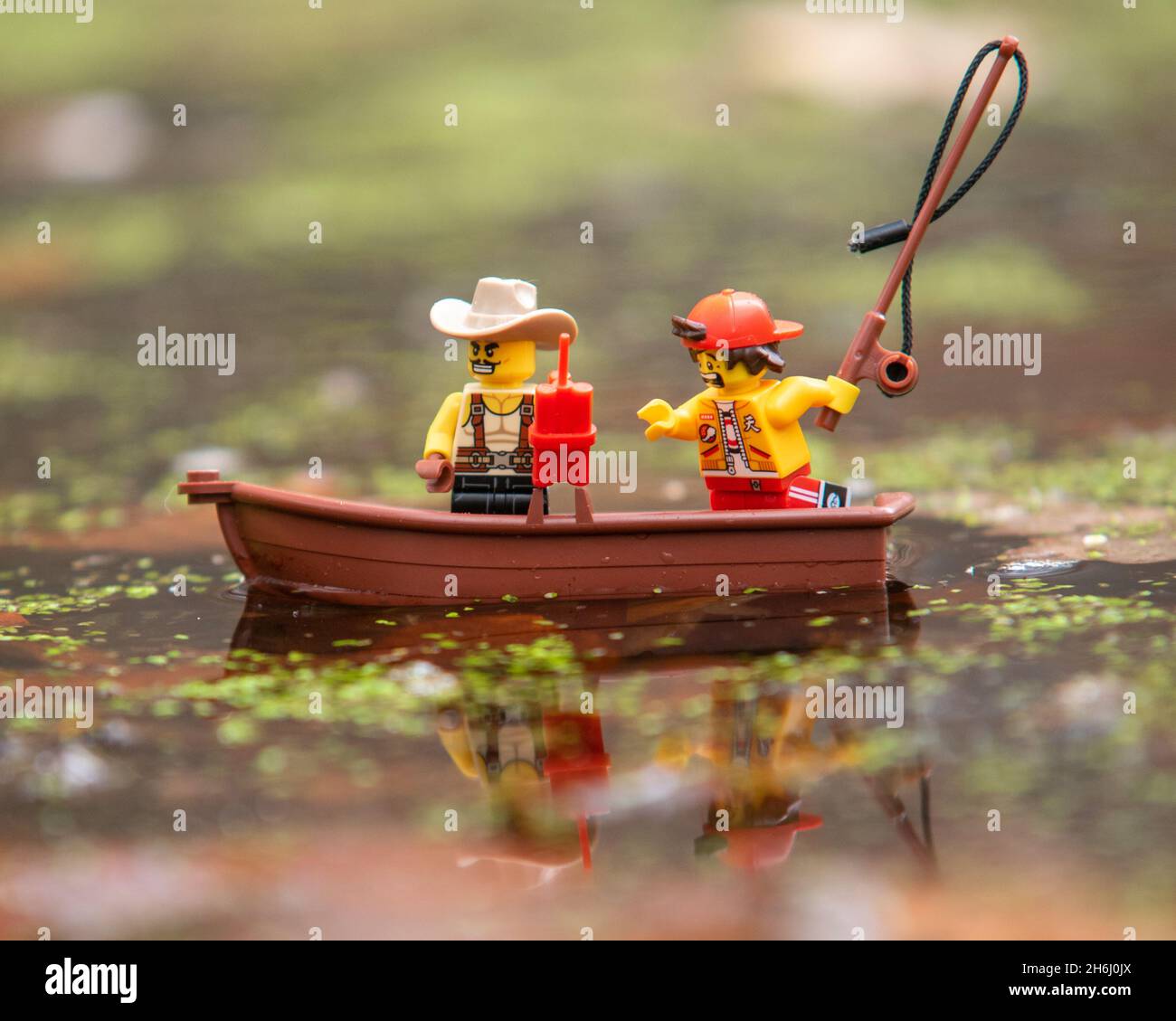 View of lego minifigure Stock Photo - Alamy