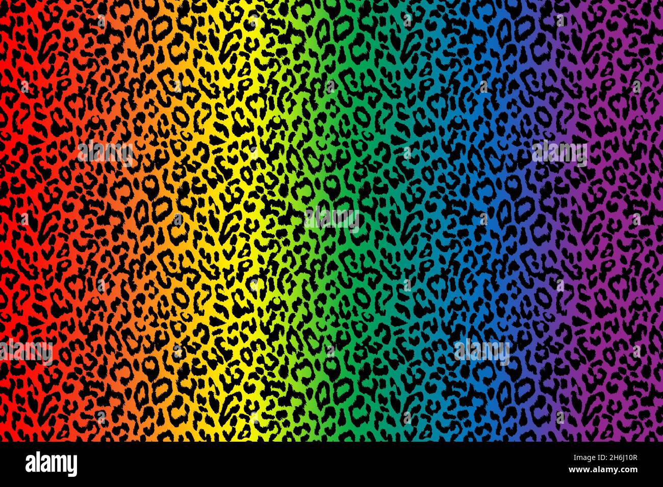 Multi Colored Zebra Print Background
