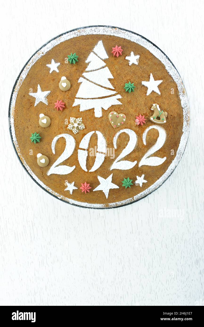 2022 new years cake hi-res stock photography and images - Alamy