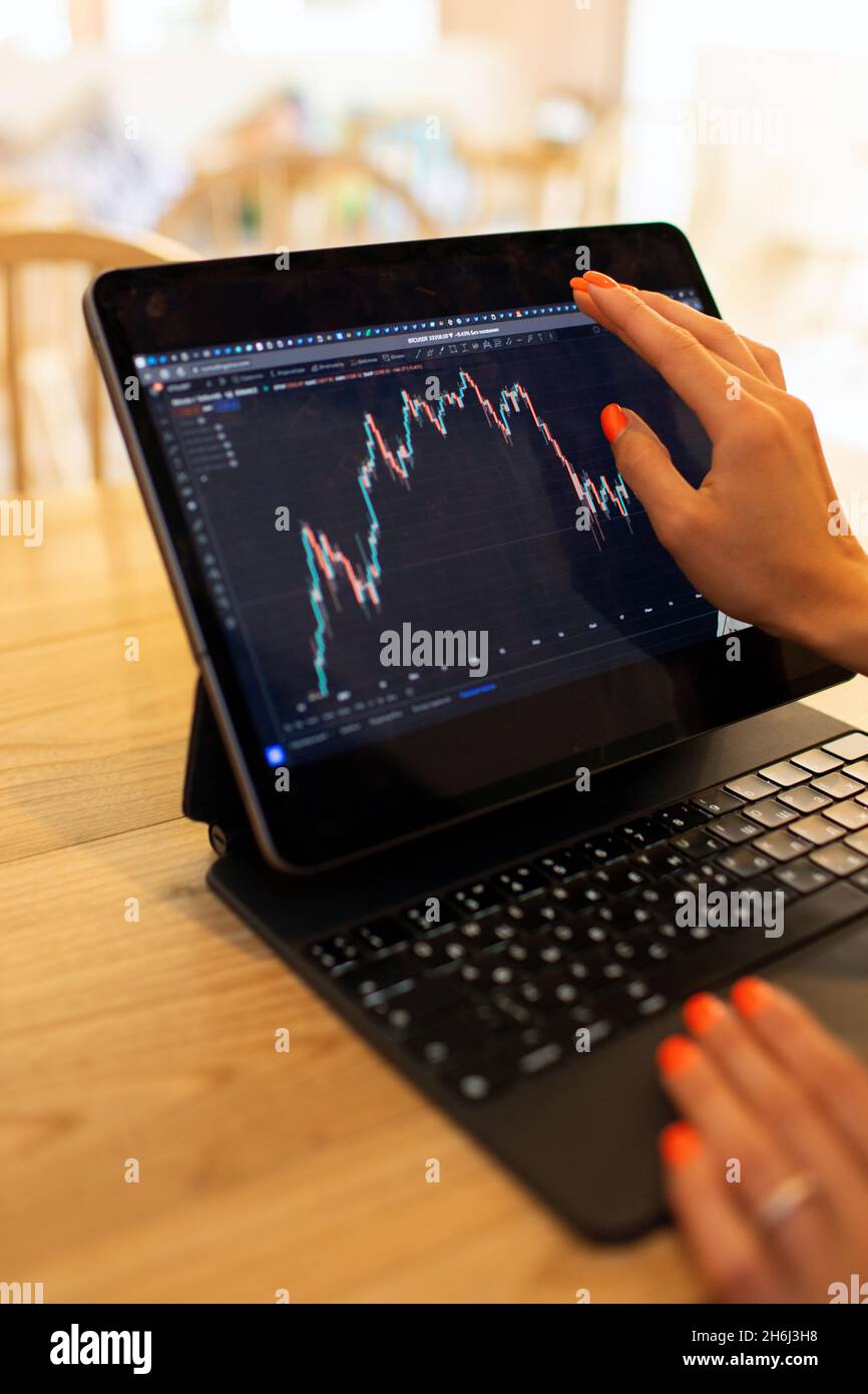 Bitcoin chart hi-res stock photography and images - Alamy
