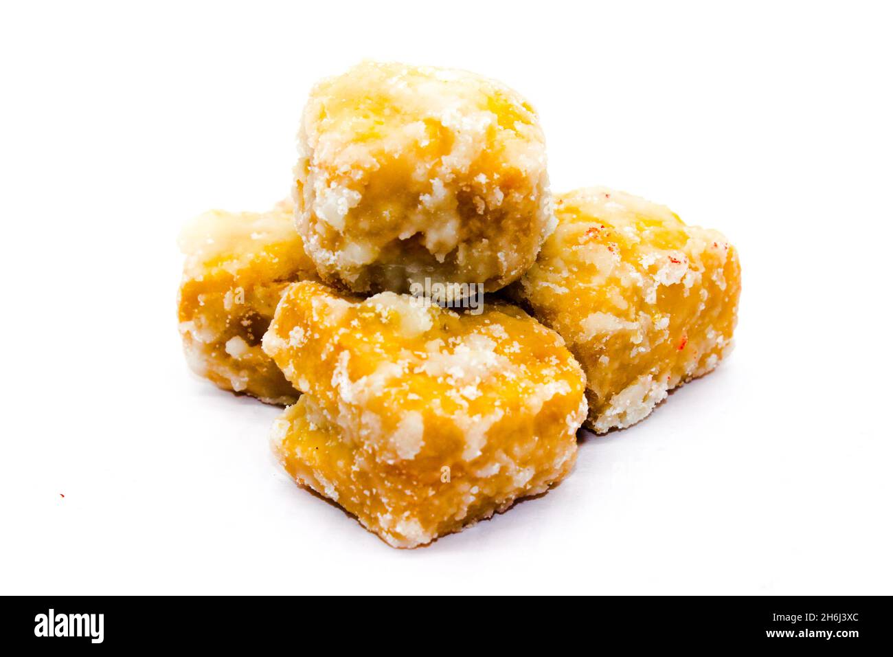 Sweet mathri on white background with selective focus Stock Photo - Alamy