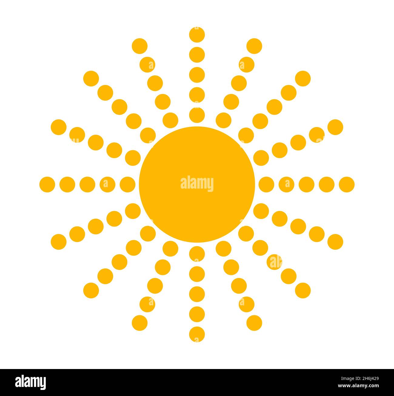 Sun shining icon. Abstract sun symbol. Vector illustration Stock Vector ...