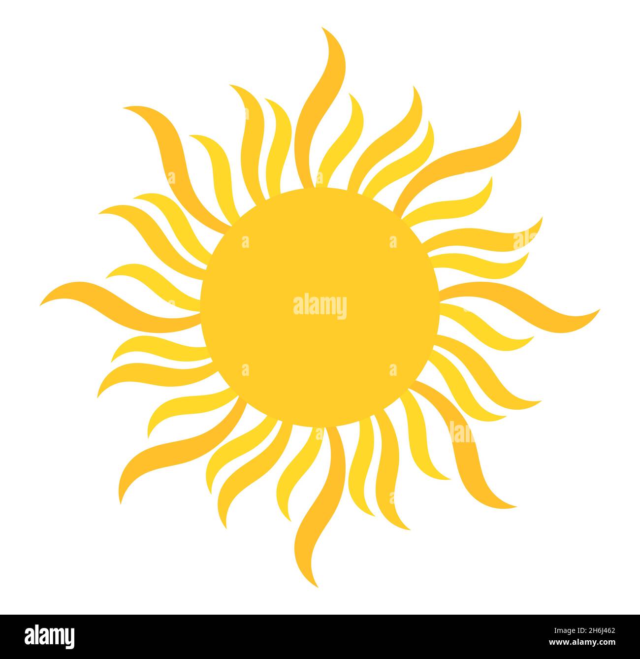 Sun shining icon. Sun symbol. Vector illustration Stock Vector Image ...