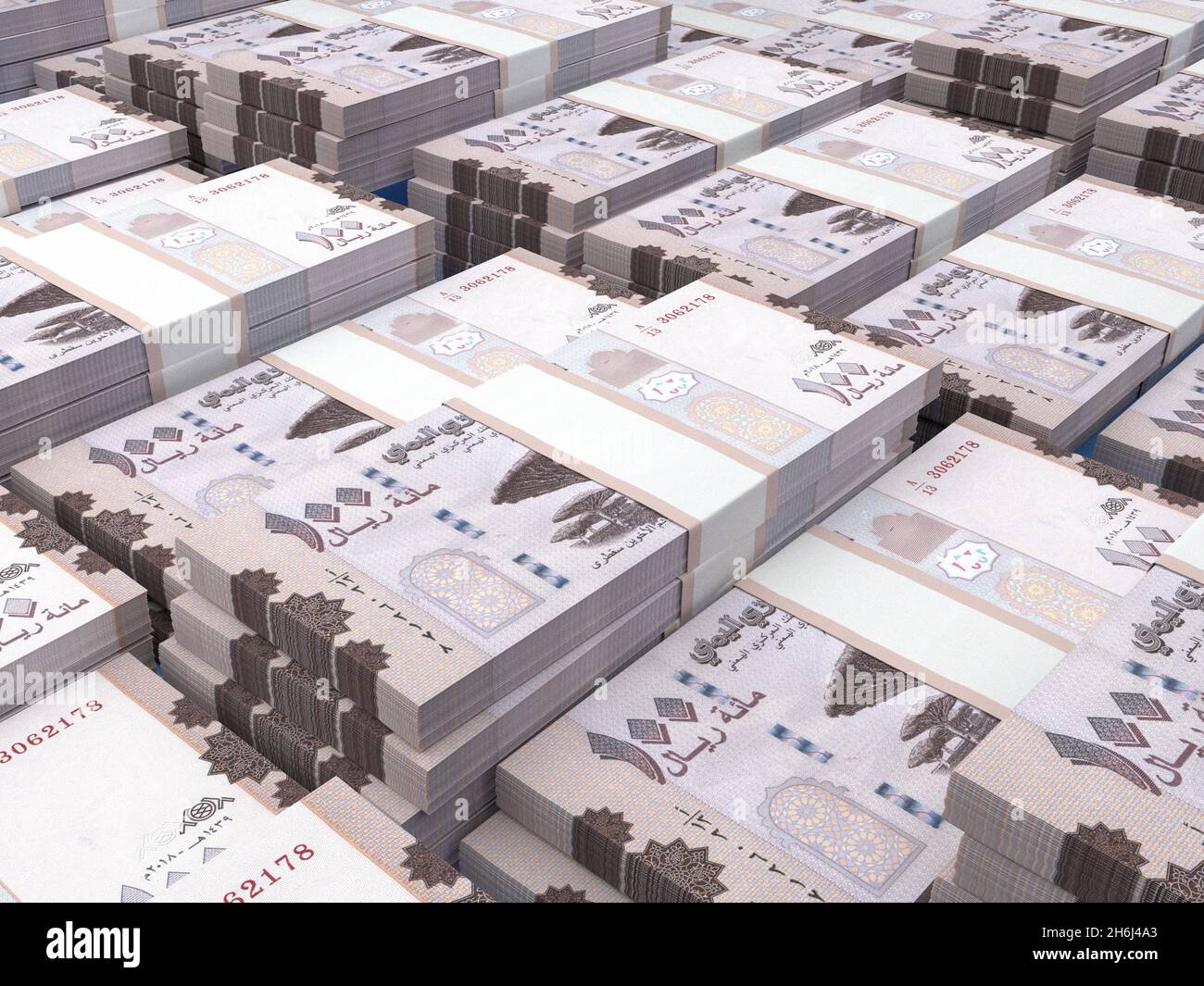 Money of Yemen. Rial bills. YER banknotes. 100 Arabic. Business ...