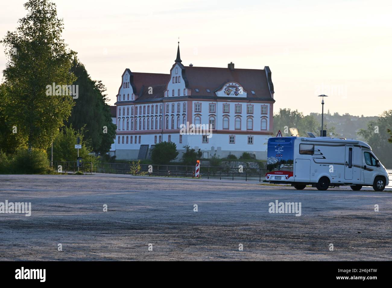 NEUHAUS AM I, GERMANY - Jun 03, 2021: The historic Neuhaus am Inn ...